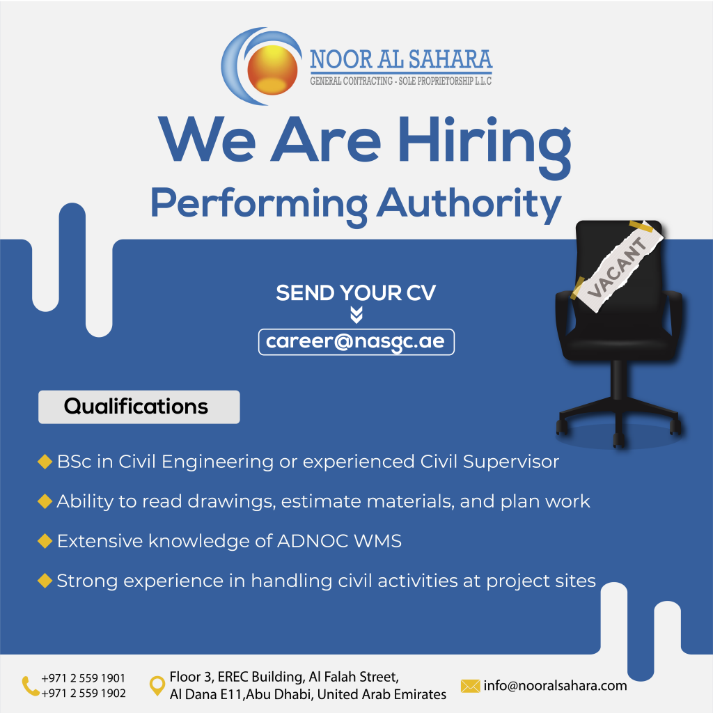 Performing Authority – Noor Al Sahara